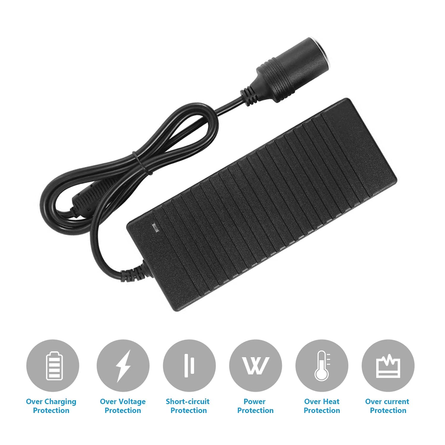Buy 120W AC to DC Converter 240V to DC-12V 150 W Car Cigarette Lighter ...