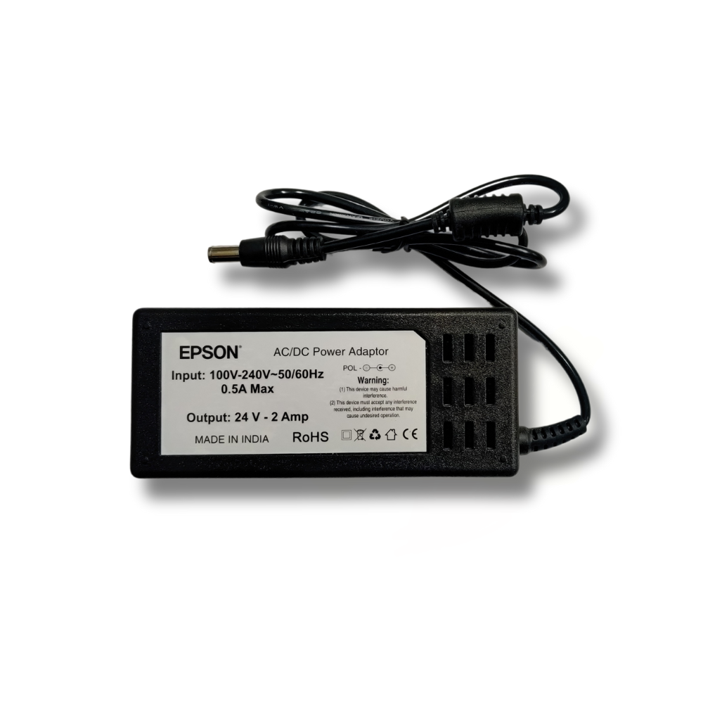 Buy Original 24V 2A DC Power Adapter Compatible with Epson Workforce ES ...