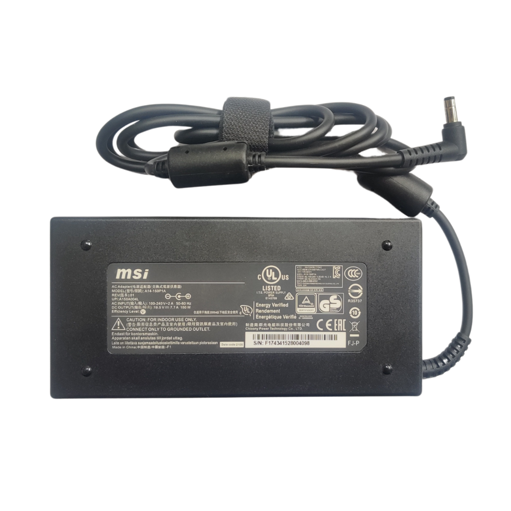 MSI 19.5V 7.7A 150W (5.5mm*2.5mm) Laptop Charger for MSI Gaming Laptop ...