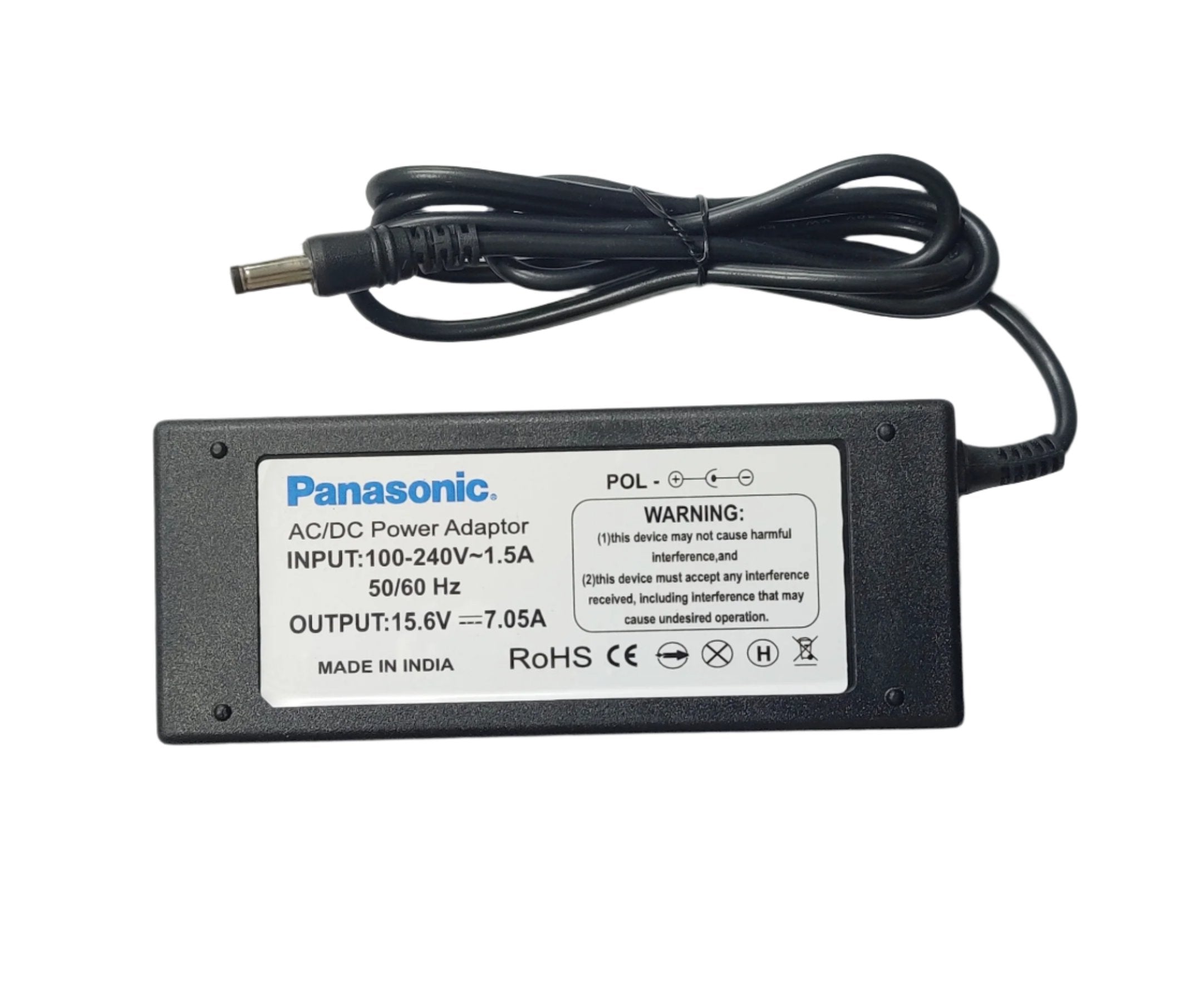 Compatible Panasonic 15.6V 7.05A AC DC Adapter for Panasonic Toughbook ...