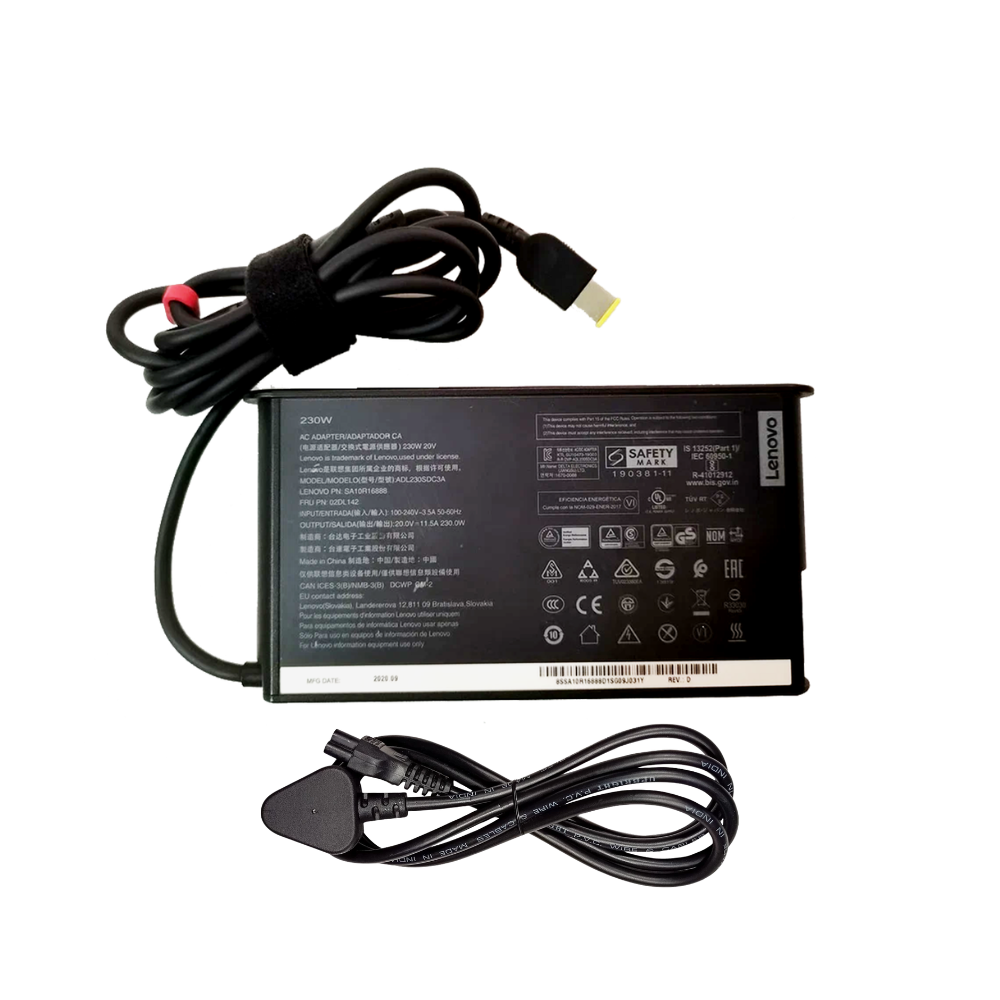 Buy Original Lenovo ThinkPad 230W Slim Tip AC Adapter Compatible with ...