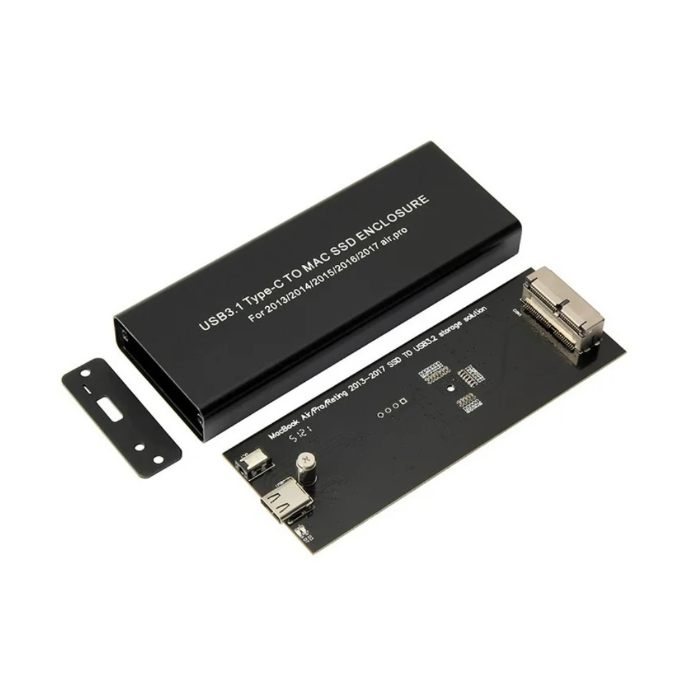 Buy USB C 3.2 SSD Enclosure for Apple Flash SSDs 12+16 PIN MacBook Pro ...