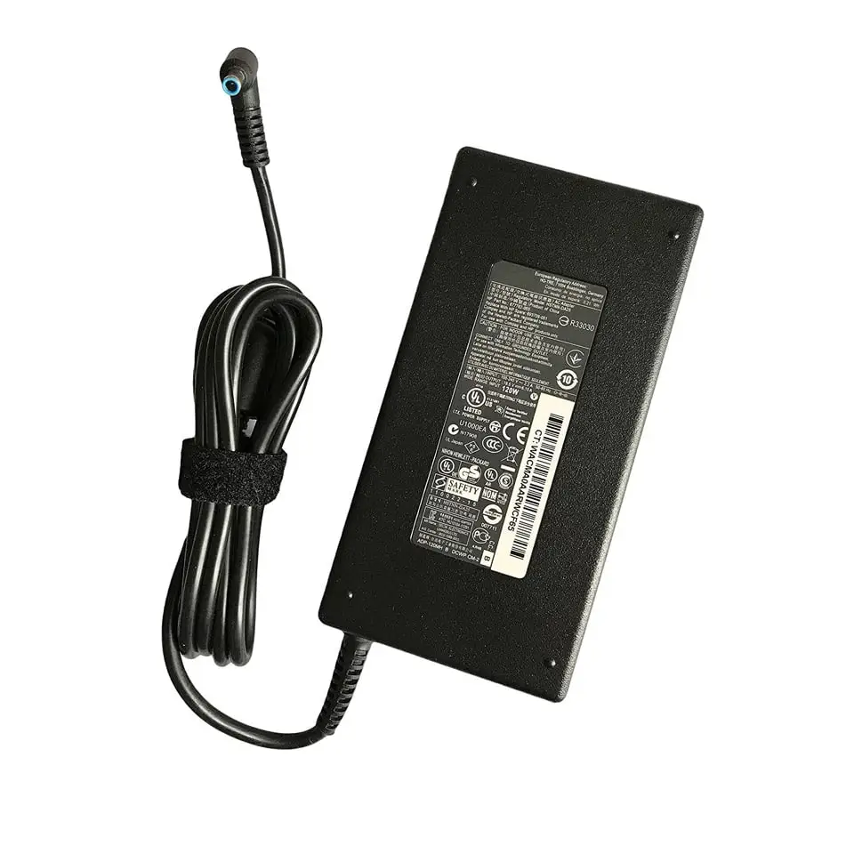 Buy HP 150W Smart 4.5mm AC Adapter with Blue Pin - Power Cord Included ...